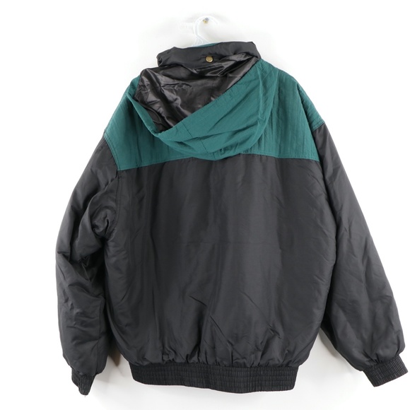 Roots | Jackets & Coats | Vintage 9s Ford Racing Puffer Jacket Black ...